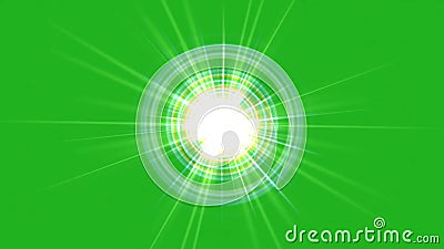 Light Rays and Rings Green Screen Motion Graphics Stock Video - Video ...