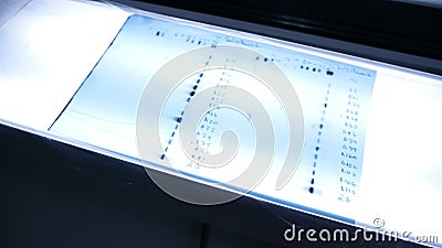 Lightbox for Films in the Laboratory Stock Video - Video of ...