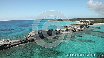 Lighthouse Point on Eleuthera Stock Video - Video of rocks, lighthouse ...