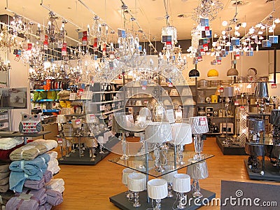 Lighting Department In A Store. Editorial Stock Photo - Image: 29234493