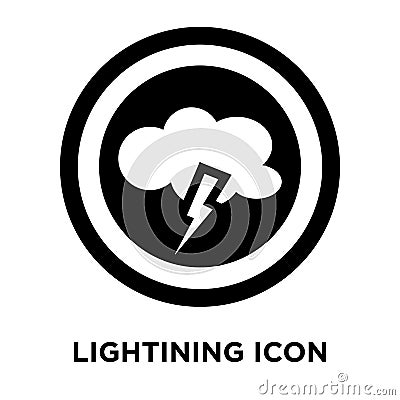 Lightining Icon Vector Isolated On White Background, Logo Concept Of ...