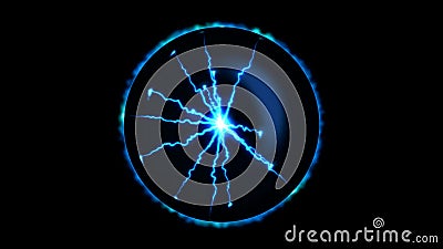 Lightning Orb - Loop stock video. Video of black, dark - 36860338