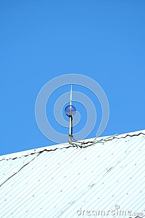 Lightning Rod On Top Of A Barn Stock Photography | CartoonDealer.com ...