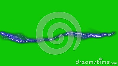 Lightning Strike on Green Screen Stock Video - Video of dramatic ...