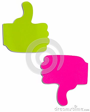 Like And Dislike Concept Royalty Free Stock Images - Image: 26037519