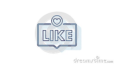 Like Sign. Thumb Up Symbol, Finger Up Stock Footage - Video of ...