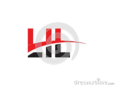 LIL Letter Initial Logo Design Cartoon Vector | CartoonDealer.com ...