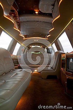 Limousine Interior Stock Image - Image: 1632471