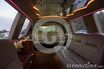 Limousine Interior Stock Image - Image: 1632481