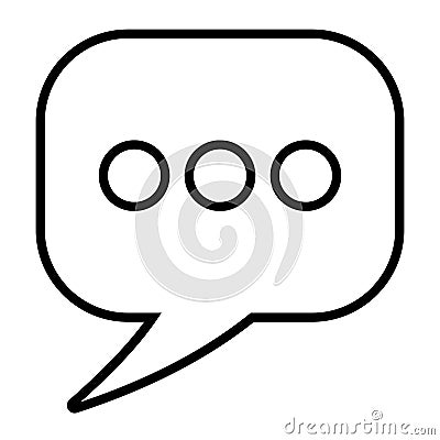 Line Chat Icon Cartoon Vector | CartoonDealer.com #123214989