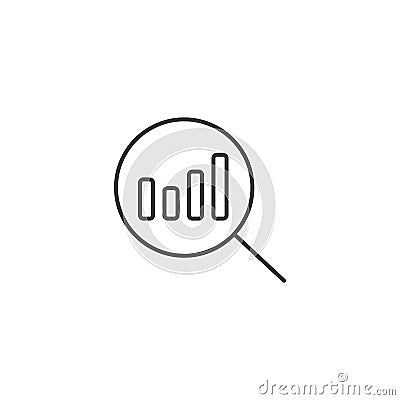 Line Research Icon On White Background Royalty-Free Stock Image ...