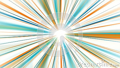 Linear Rays Rotate on White Background. Motion. Rotating Background ...