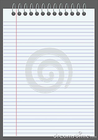 Lined Notebook Stock Images - Image: 26055484