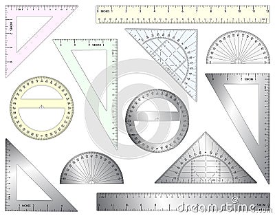 Linjaler Arkivbild - Bild: 6817022