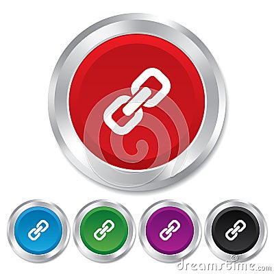 Link Sign Icon. Hyperlink Symbol. Royalty Free Stock Photography ...