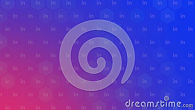 LinkedIn Icons Pattern on Network Background Stock Video - Video of ...