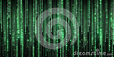 Linux Terminal Matrix Effect Hacker Background Style AI-Created Content ...