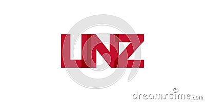 Linz In The Austria Emblem. The Design Features A Geometric Style ...