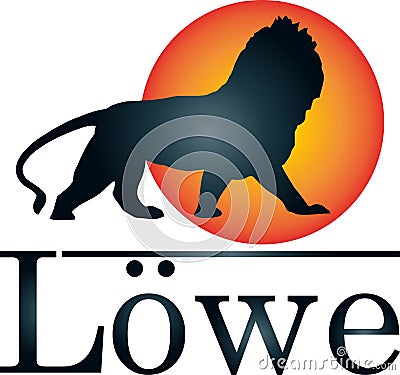 Lion And Sun, Lion Logo Cartoon Vector | CartoonDealer.com #89968275