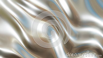 Liquid Chrome Waves Background, Shiny And Lustrous Metal Pattern ...
