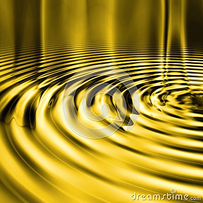 Liquid Gold Ripples Stock Image - Image: 5304401