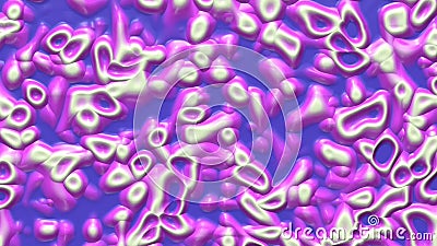 Liquid Paint Looping Animated Background. Fluid Flowing Wavy Texture ...