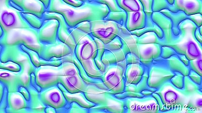 Liquid Paint Looping Animated Background. Fluid Flowing Wavy Texture ...