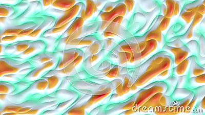 Liquid Paint Looping Animated Background. Fluid Flowing Wavy Texture ...