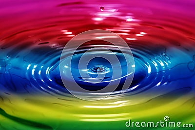 Liquid Rainbow Stock Image - Image: 25485711