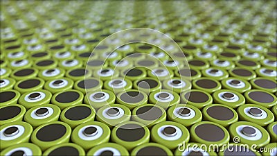 Lithium-ion Batteries, Loopable Motion Background Stock Footage - Video ...