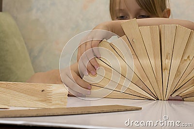 Little Girl Build Construction Stock Photography | CartoonDealer.com ...