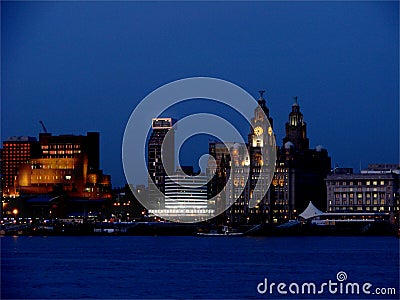Liverpool Waterfront Royalty Free Stock Image - Image: 1363406