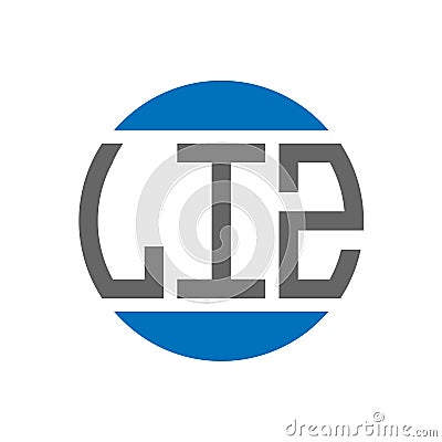 LIZ Letter Logo Design On White Background. LIZ Creative Initials ...