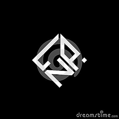 LNP Letter Logo Design On Black Background. LNP Creative Initials ...