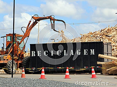 Loading Of Broken Pallets In Container Editorial Image | CartoonDealer ...