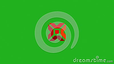 Loading Iconic Symbol on Green Screen Stock Video - Video of moving ...