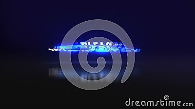 Loading, Please Wait Loopable Animation Stock Video - Video of blue ...