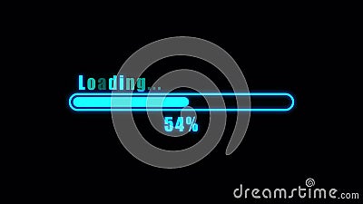 10 Loading Bar. Ten Percent Upload Loading Scale Stock Video - Video of graph, server: 255650859
