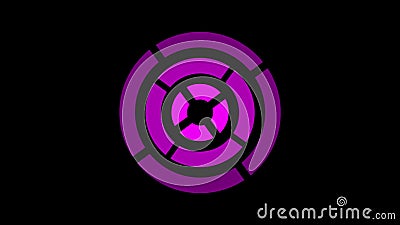 Loading Screen Circular, Purple on Black Background - 30fps Loop ...