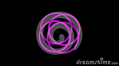 Loading Screen Circular, Purple on Black Background - 30fps Loop ...