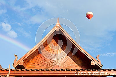 Loas Style Roof For House Royalty-Free Stock Image | CartoonDealer.com ...