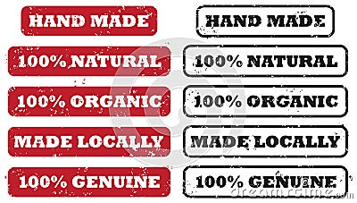 Local Hand Made Stamp Set Stock Image - Image: 27664071