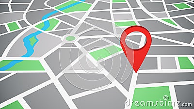 Location Pinpoint, Map Pointer Icon Stock Video - Video of direction ...