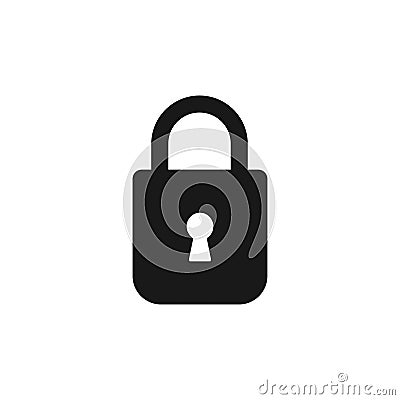 Lock Open And Lock Closed Icons Set. Security Symbol. Vector ...