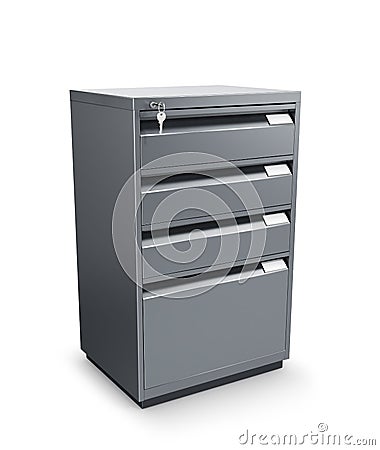 Locker For Storing Documents. Royalty-Free Illustration | CartoonDealer ...