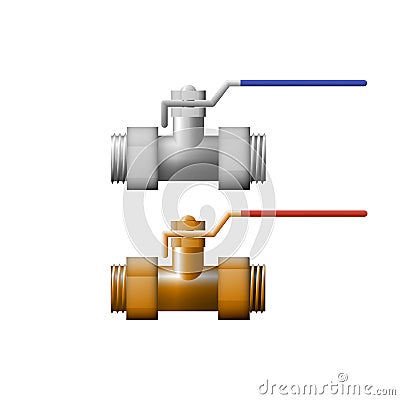 Lockshield Valve. Vector Illustration | CartoonDealer.com #102415292