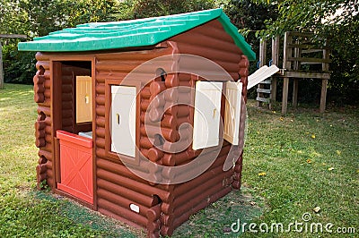 Log Cabin Playhouse Royalty Free Stock Image - Image: 6169026