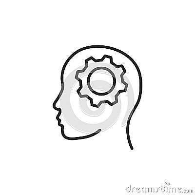 Logical Reasoning Icon Vector Illustration | CartoonDealer.com #309529130