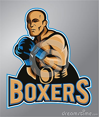 Logo Boxers Icon Background Vector Stock Photo | CartoonDealer.com ...