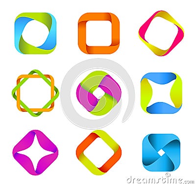 Logo Business Square Stock Photography - Image: 25478532